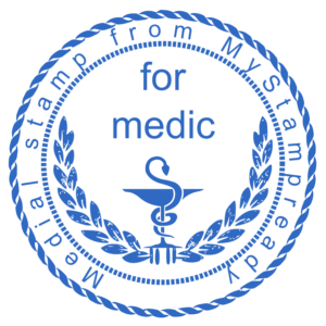 Online Doctor Stamp: Make a new Medical Stamp for your job
